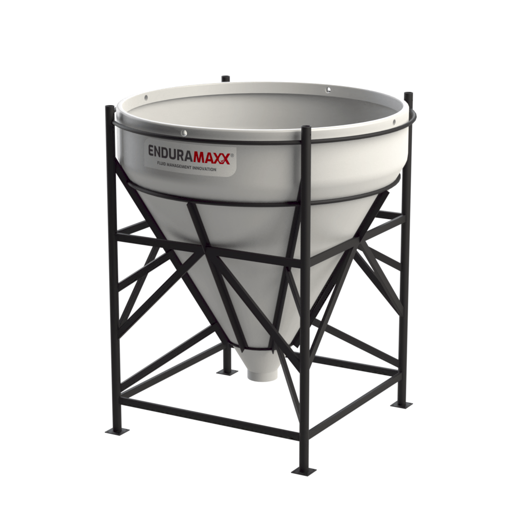 2,000 Litre 60° Open Top Cone Tank - Enduramaxx | UK Number 1 Tanks