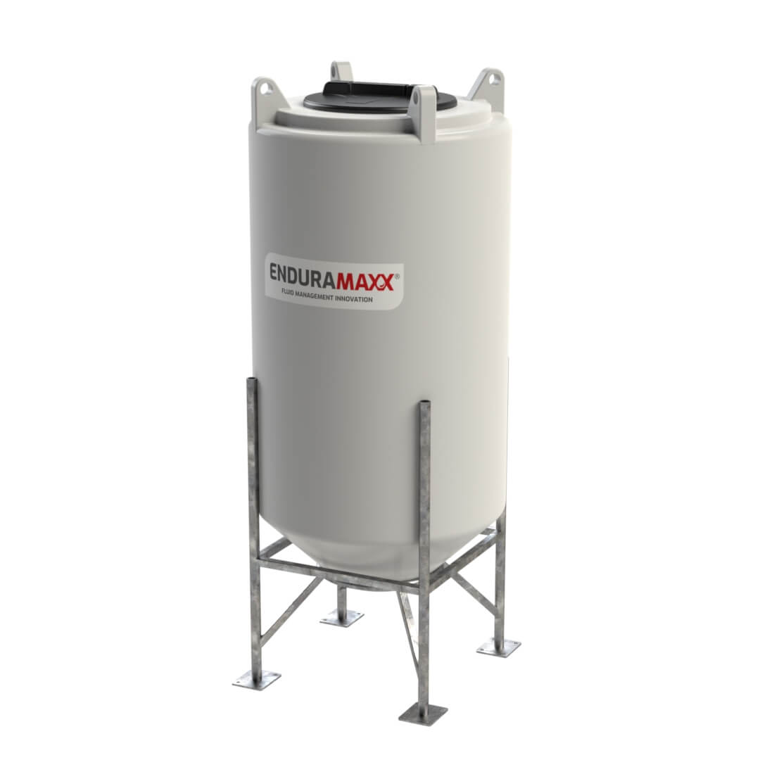 250 Litre 45° Closed Top Cone Tank, Food Grade - Enduramaxx